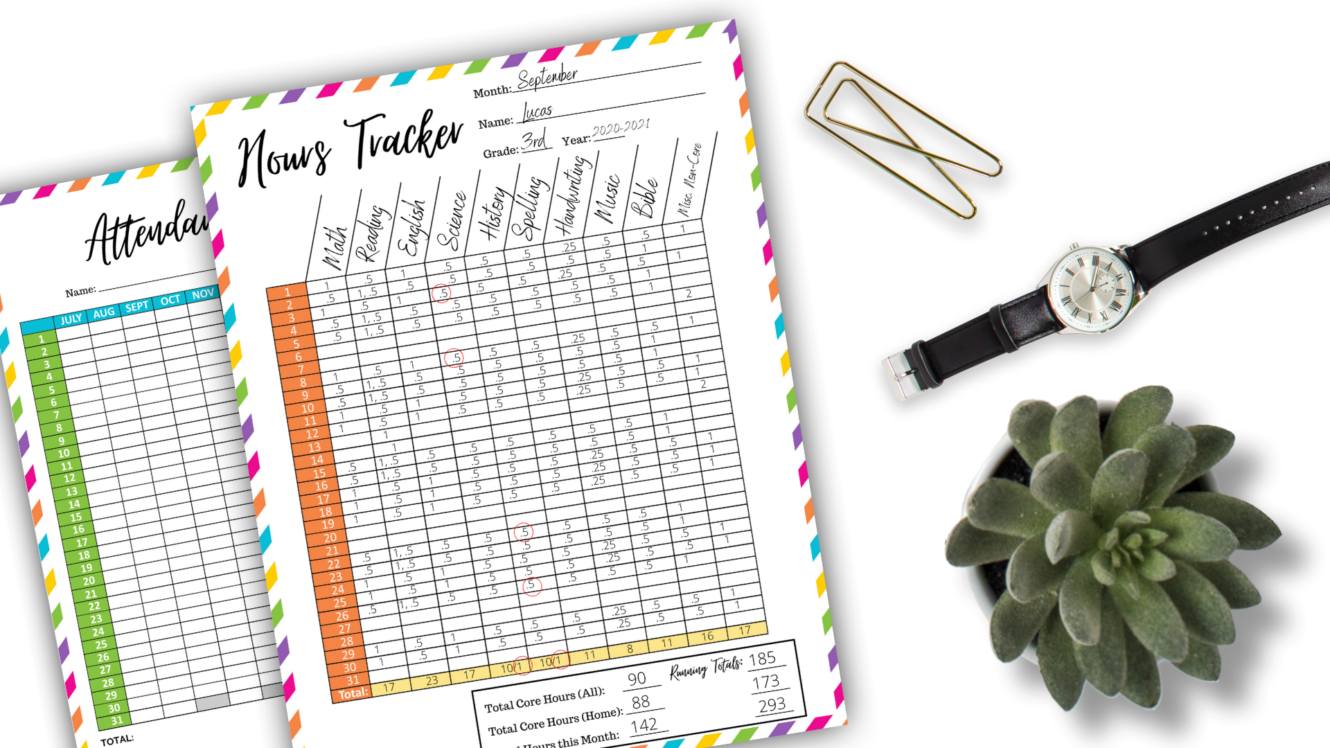 Successfully Track Your Homeschool Records with this Easy Printable