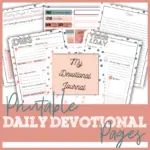 Printable Devotional Journal - Blessed Homeschool