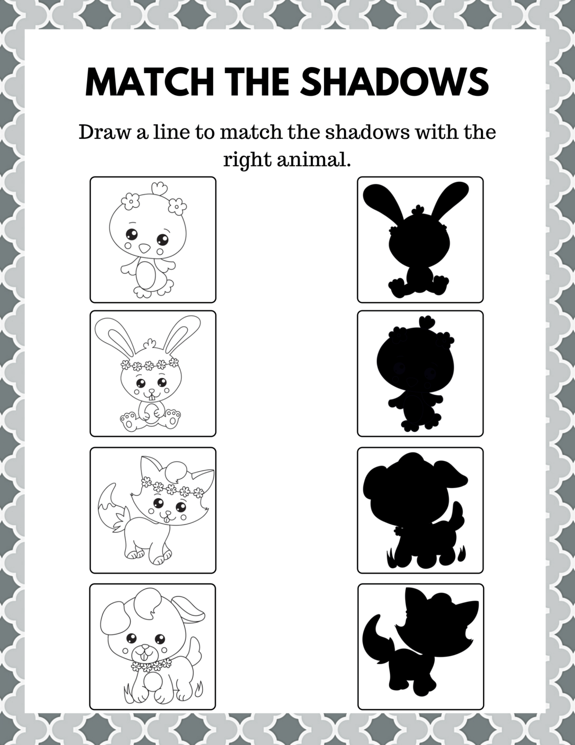 Visual Perception Activity Pack - Blessed Homeschool