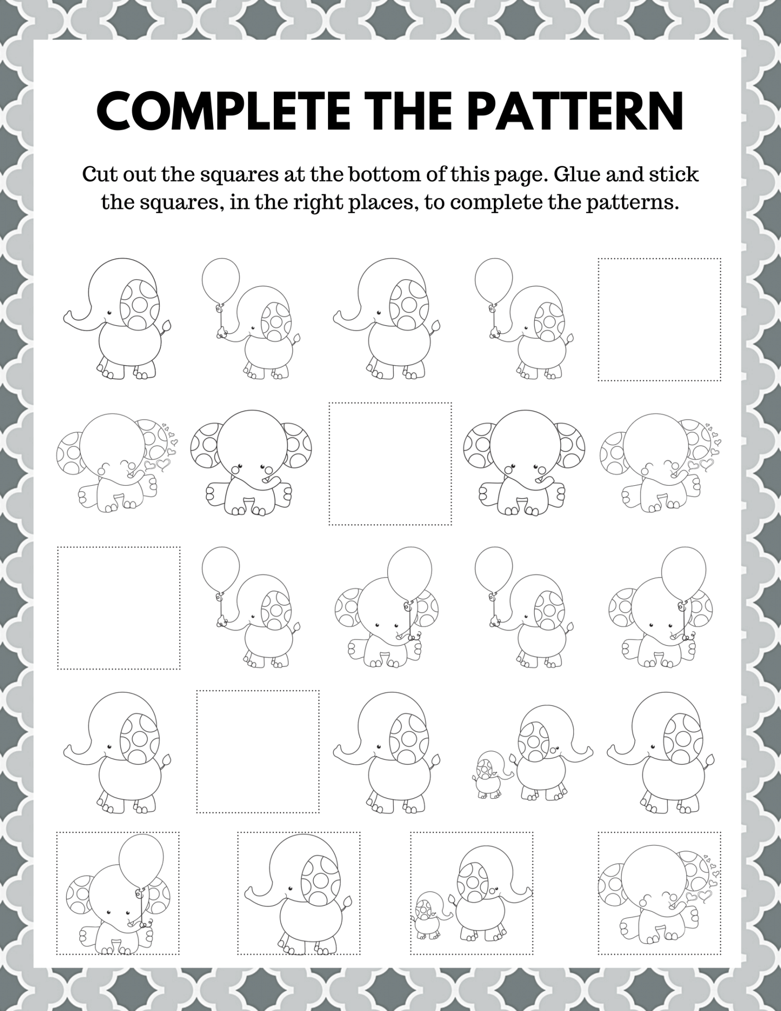 Visual Perception Activity Pack - Blessed Homeschool