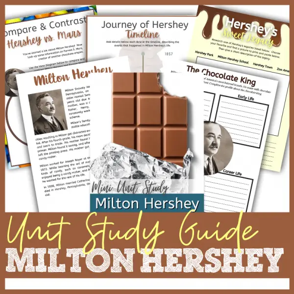 Milton Hershey Unit Study Guide