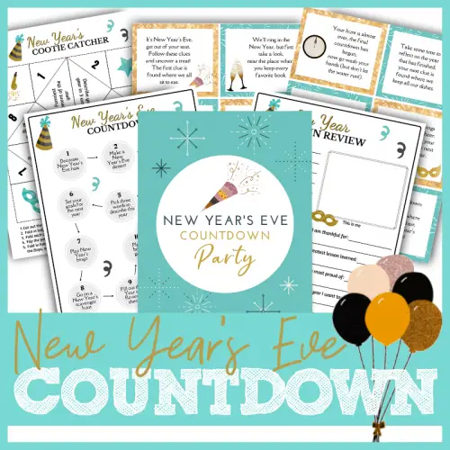 New Year's Countdown - FREE Printable Family Activity