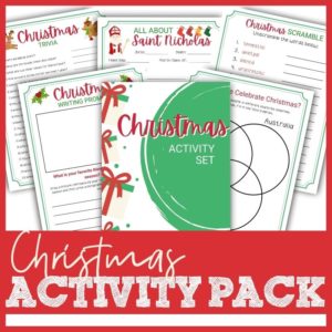 FREE Christmas Activity Pack - Christmas Printables