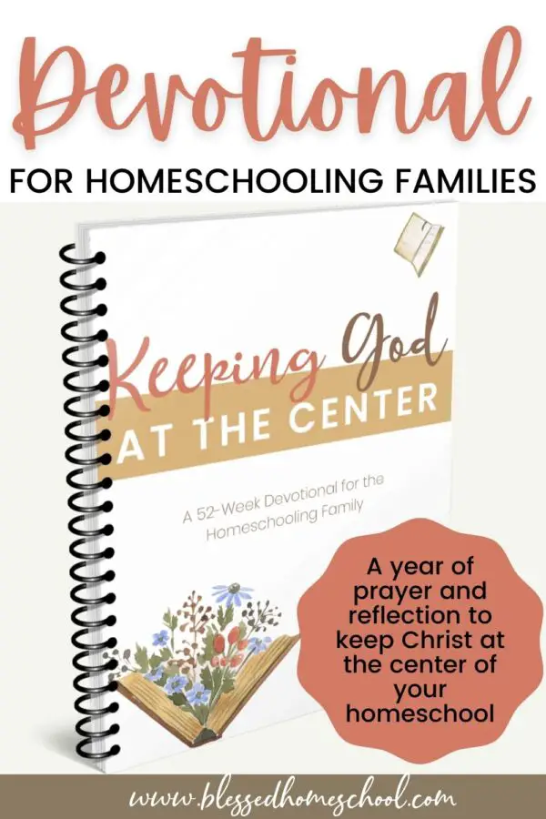 Devotional for Homeschool Moms: Keeping God at the Center