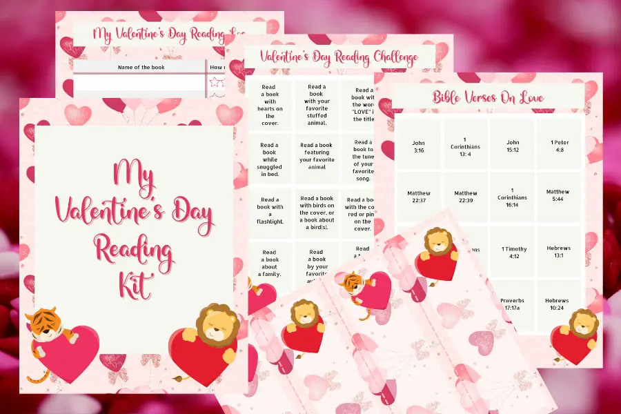 Free Valentine's Day Reading Challenge for Kids