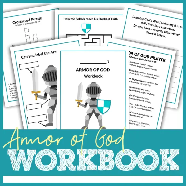 Armor of God Printable Workbook | Blessed Homeschool