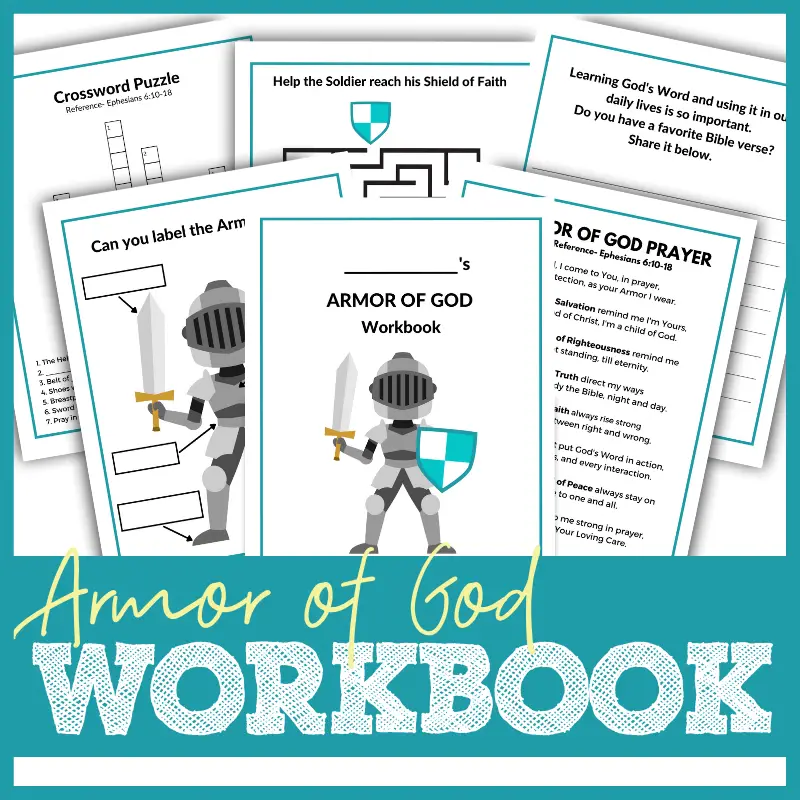 Armor of God Printable Workbook | Blessed Homeschool