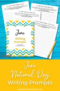 June Writing Prompts for Your Aspiring Writers