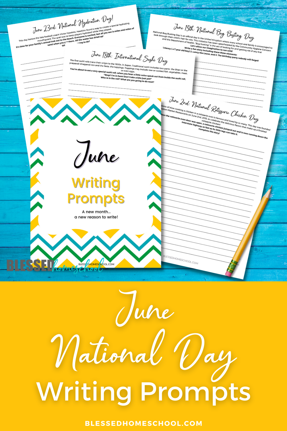 June Writing Prompts for Your Aspiring Writers