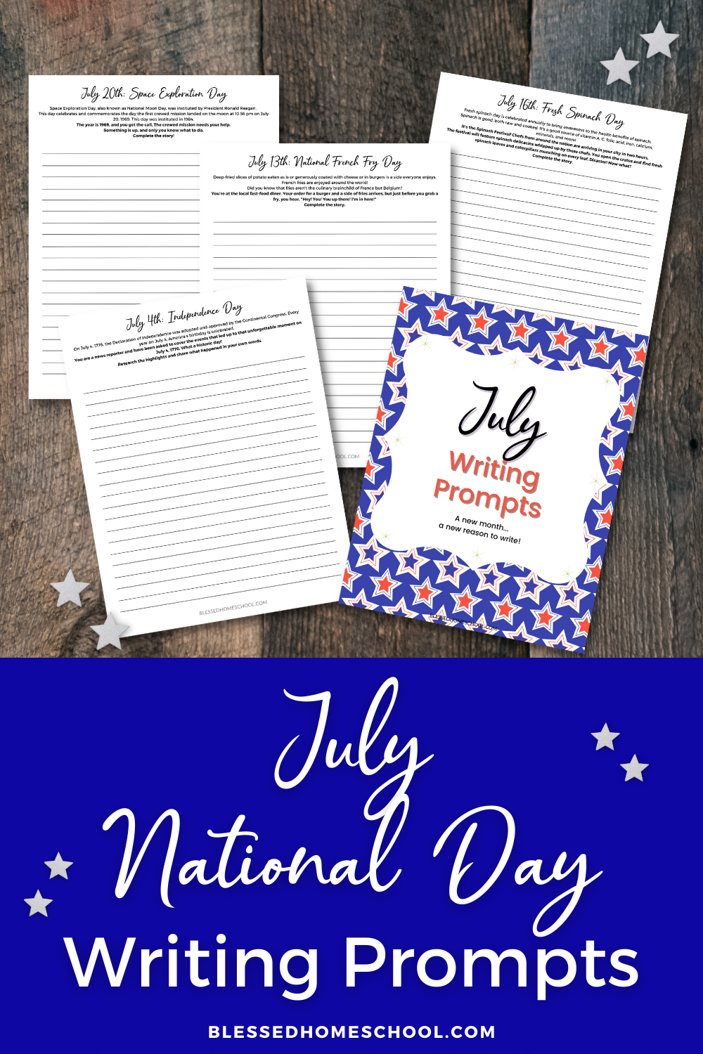 July Writing Prompts: Spark a Love of Writing This Summer