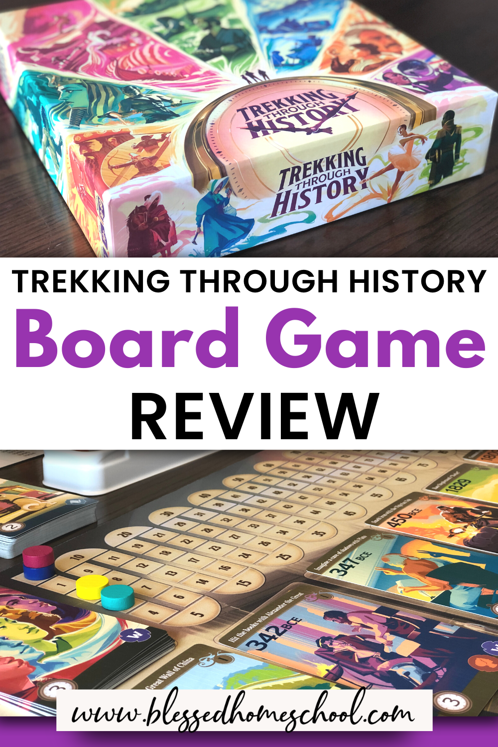 Historical Board Games {Trekking Through History Review}