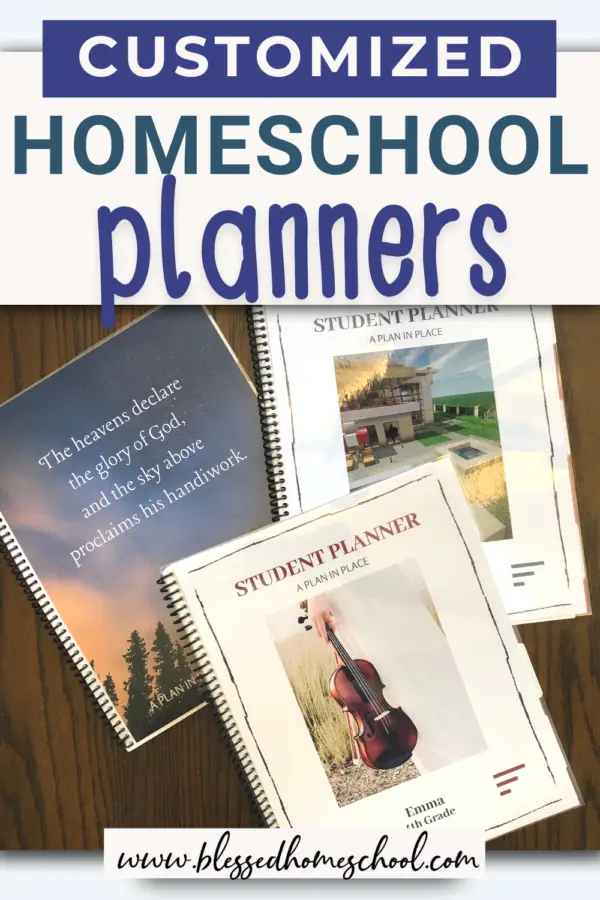 Simple Customizable Homeschool Planner: A Plan in Place