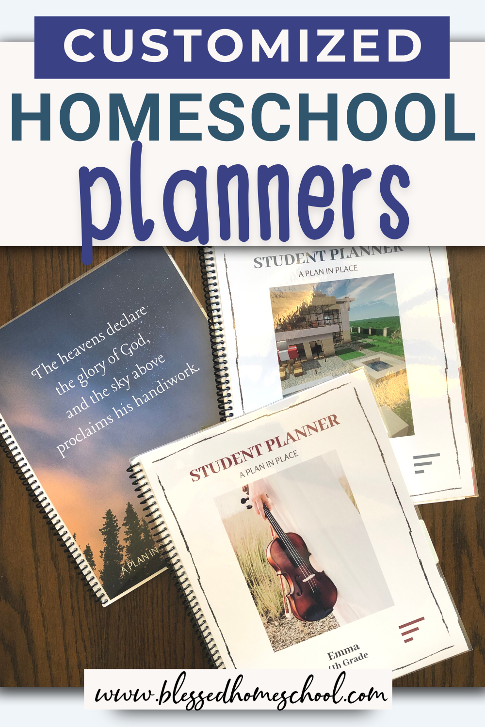 Simple Customizable Homeschool Planner: A Plan in Place