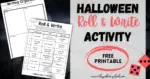 FREE Printable Halloween Writing Prompts Activity for Kids