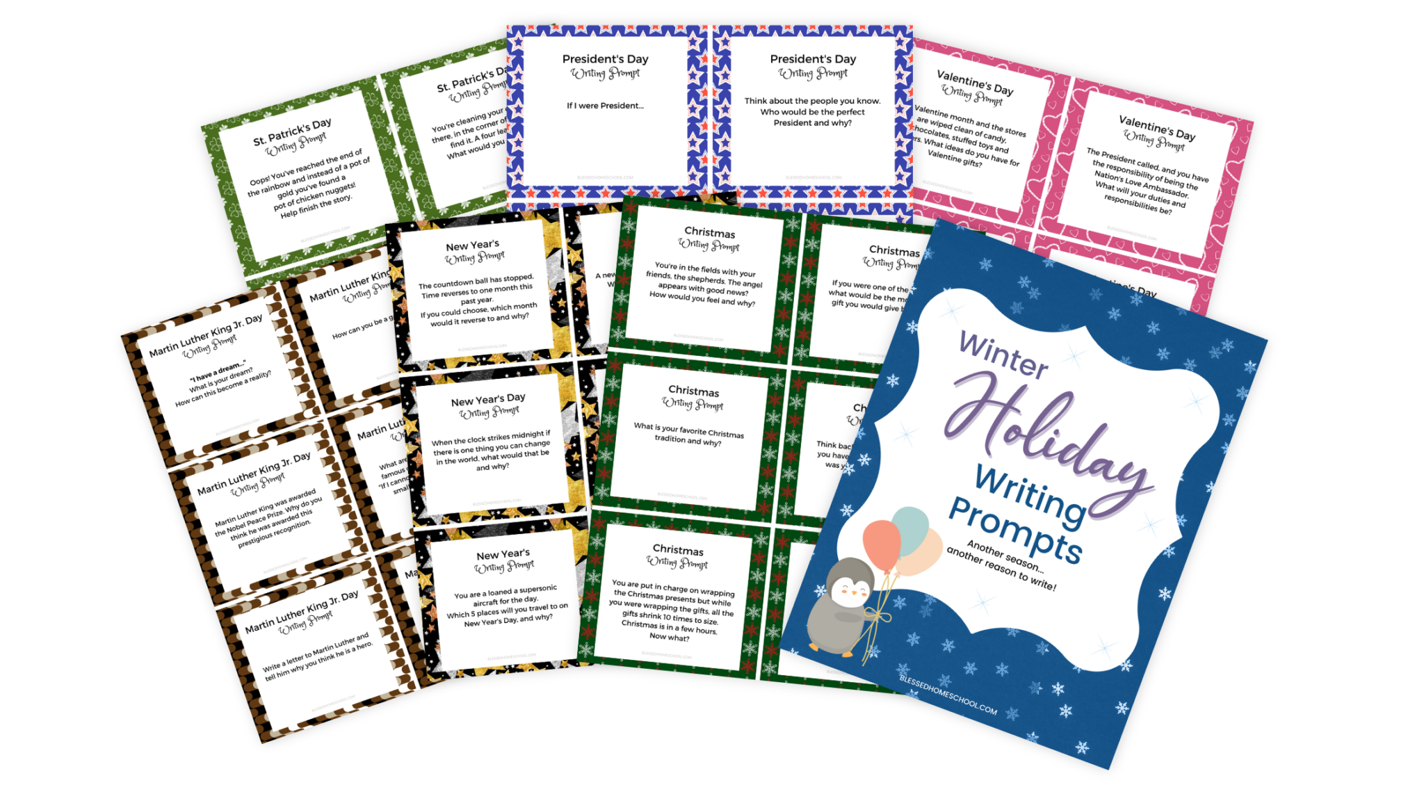 Winter Holiday Writing Prompts for Kids