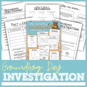 Groundhog Day Activities - Printables for Kids