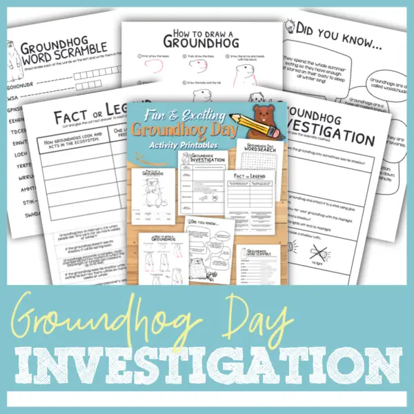 Groundhog Day Activities - Printables for Kids