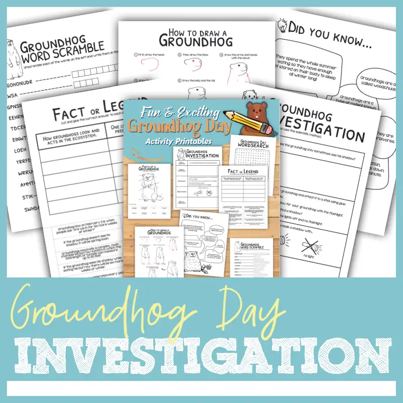 Groundhog Day Activities - Printables for Kids