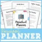 FREE Homeschool Preschool Planner Printable