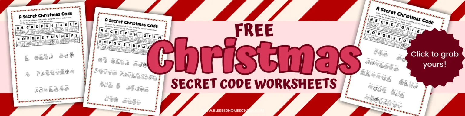 Free Secret Christmas Code Printable for Your Kids