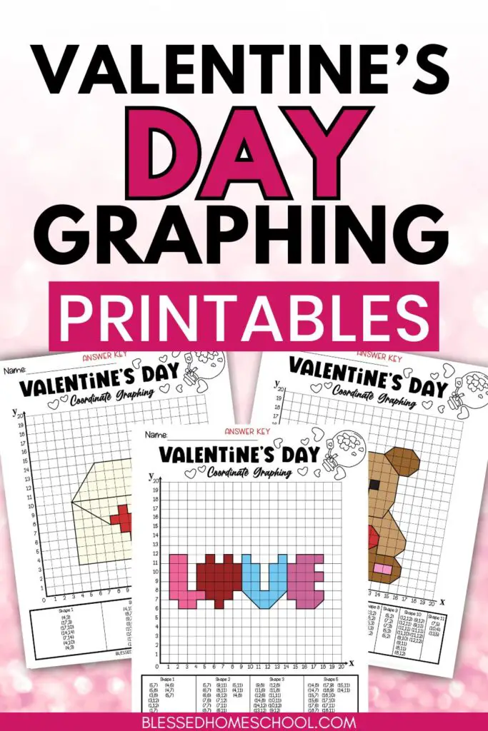 Valentine's Day Math Worksheets {Graphing Printable}