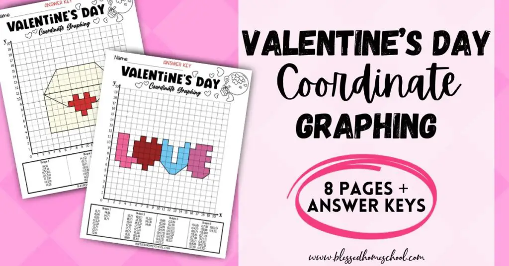 Valentine's Day Math Worksheets {Graphing Printable}