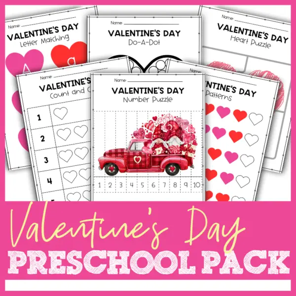 Preschool Valentine's Day Printables