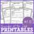 Number of the Day Worksheets | FREE Printable Numbers 1-10
