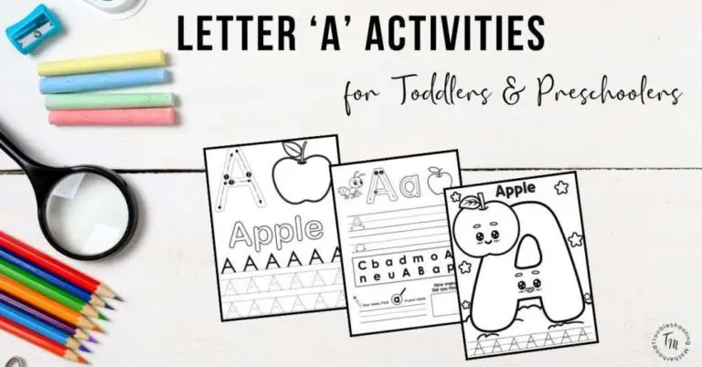 Free Letter A Printable Worksheets and Activities