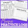Printable Music Practice Logs for Kids