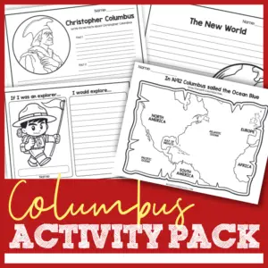 Christopher Columbus Printables for Kids