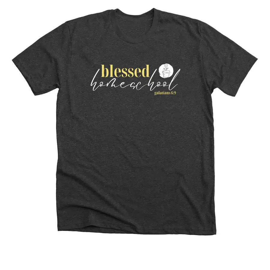 Blessed Homeschool Logo Tee - Blessed Homeschool