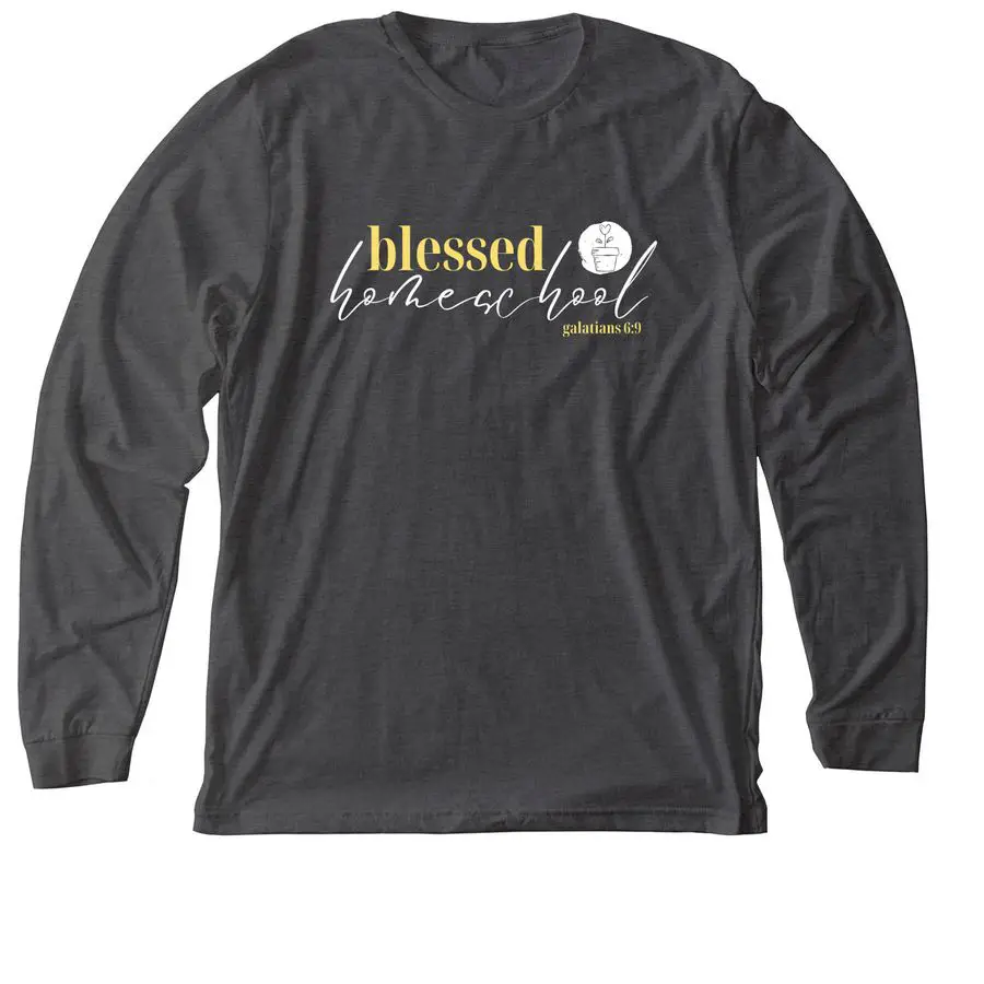 Blessed Homeschool Logo Tee - Blessed Homeschool