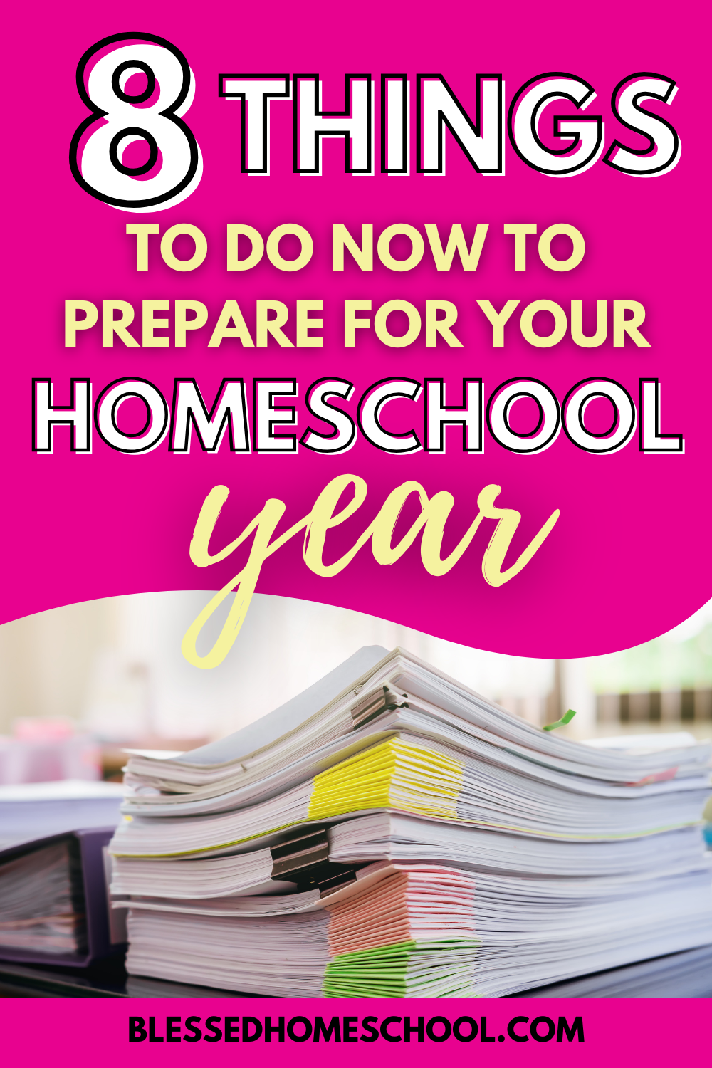 8 Productive Things to do NOW for a New Homeschool Year